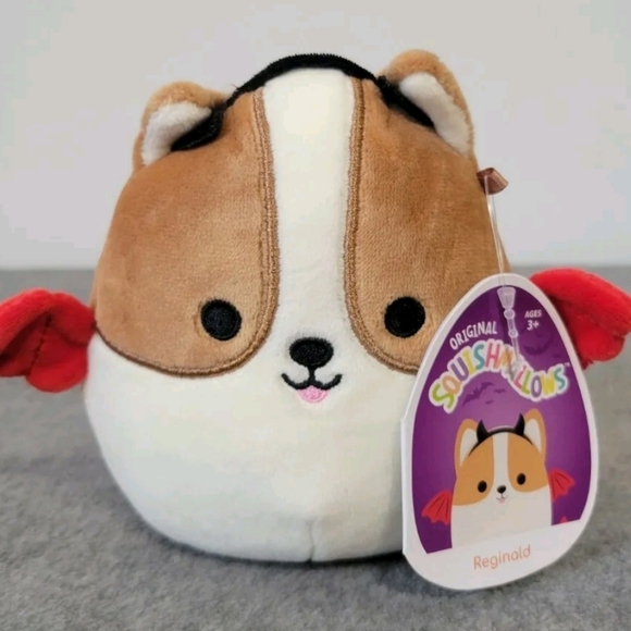 Squishmallows | Toys | 45 Reginald Devil Corgi Nwt Halloween Exclusive ...